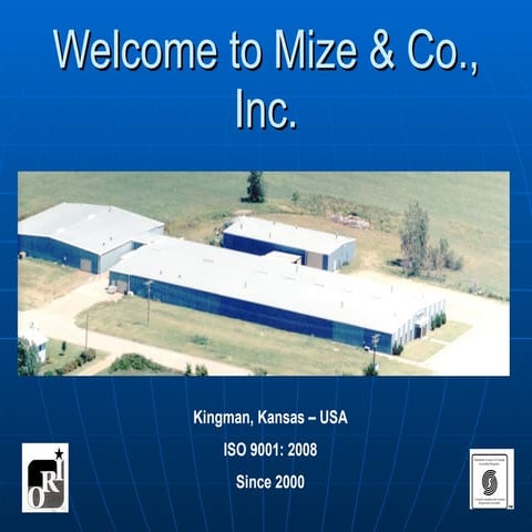 Welcome To Mize Co | PPT