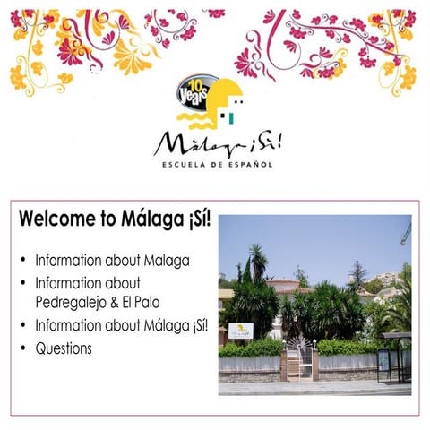 Welcome to málaga ¡sí! | PPT