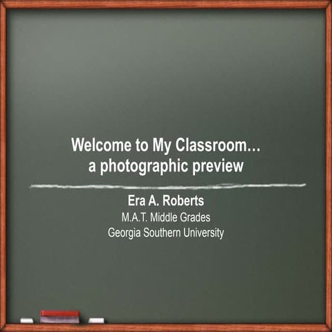 Welcome to my classroom | PPT
