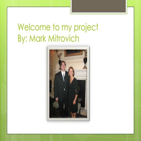 Welcome to my project | PPT
