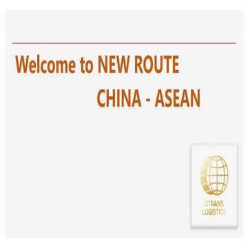 Welcome to our new route | PPT