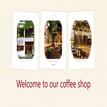 Welcome to our coffee shop | PDF