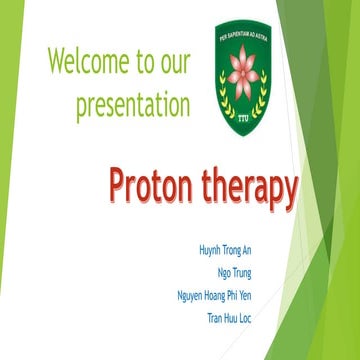 Proton therapy | PPTX