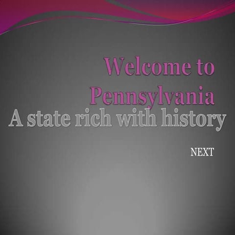 Welcome to pennsylvania | PDF
