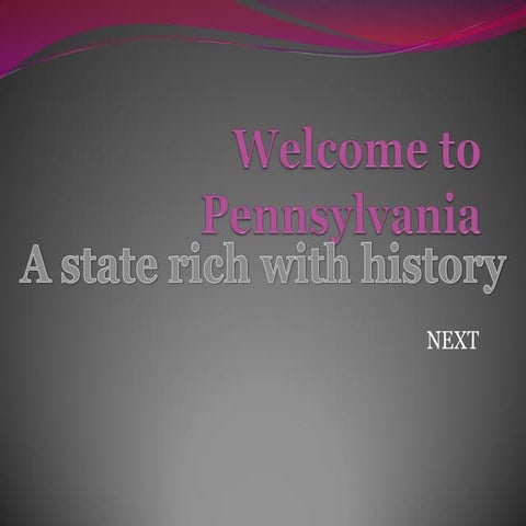 Welcome to pennsylvania | PPT