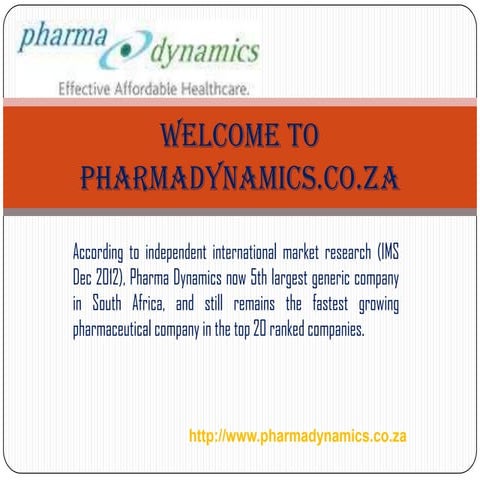 Welcome to pharmadynamics | PPTX