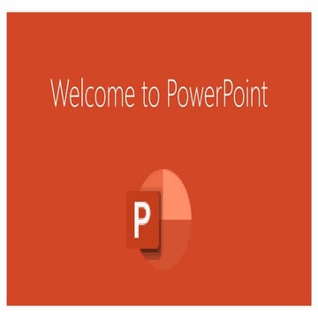 Welcome to power point | PPT