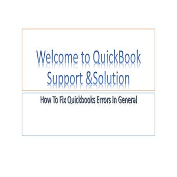 Welcome to QuickBook Support and solution ppt (1).pptx