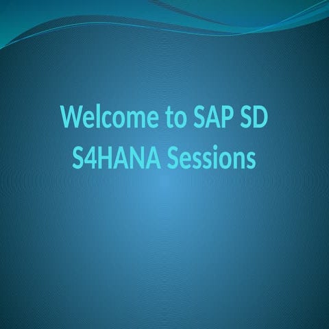 SAP ECC/S4HANA INTRODUCTION AND HISTORY | PPTX