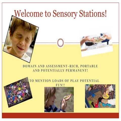 Welcome to Sensory Stations | PPTX