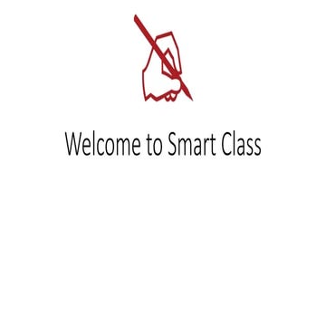 Welcome to smart class | PPTX