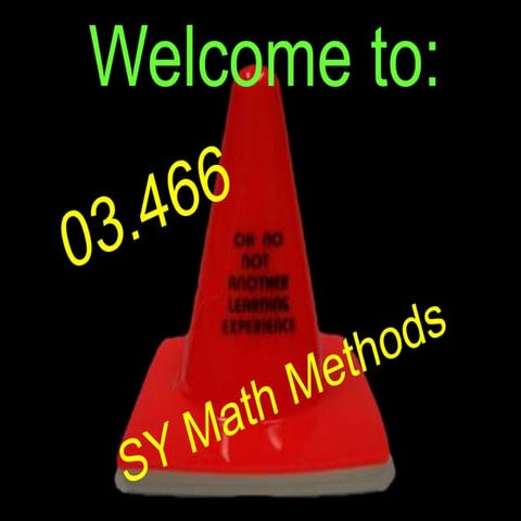 Welcome to sy math methods | PPTX