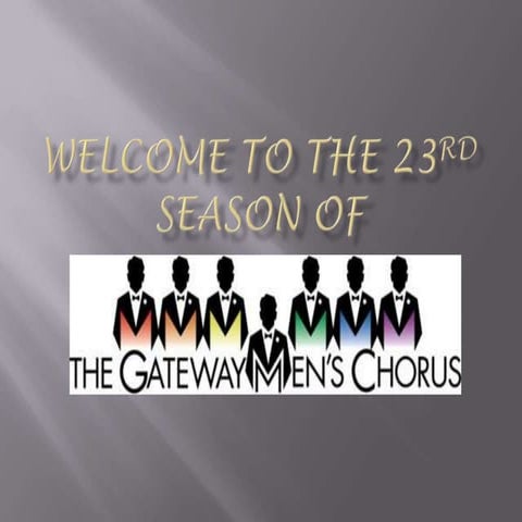 Welcome To The 23rd Season Of | PPTX