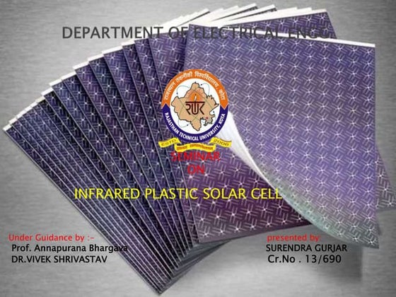Plastic solar cell | PPT | Physics | Science