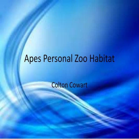 Welcome to the zoo | PPTX