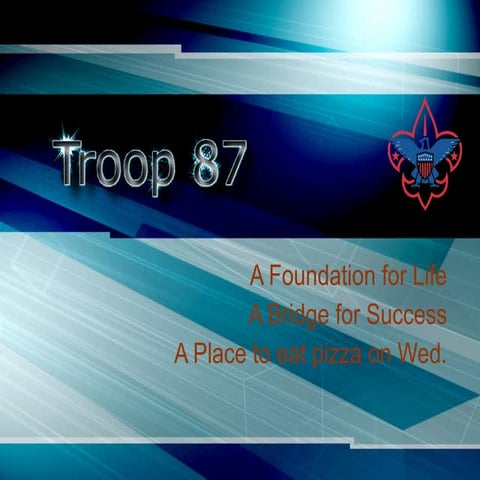 Welcome to troop 87 | PPT