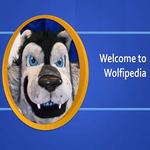 Welcome To Wolfipedia | PPTX