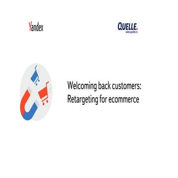 Welcoming back customers retargeting for ecommerce | PDF | Business ...