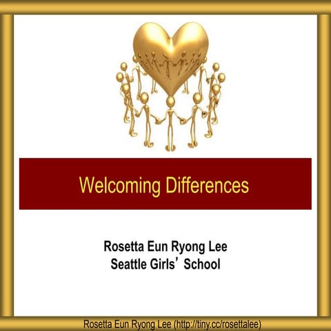 Generic Welcoming Differences | PPT
