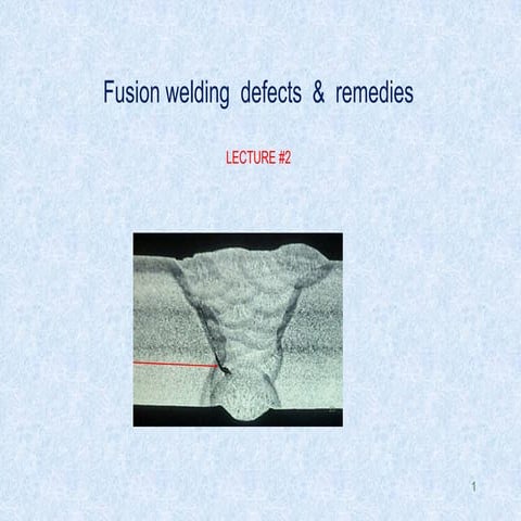 Weld Defects: Types of welding defects and cause | PDF