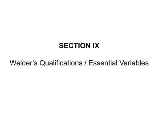 A QA/QC ENGINEER MUST KNOW THESE TABLE IN ASME SEC IX | PDF