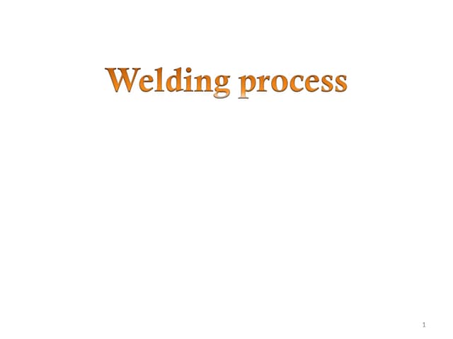 Introduction to welding | PPTX