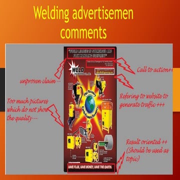 CREATIVE WELDING Advertisement in AWS welding journal,may 2014 | PPTX