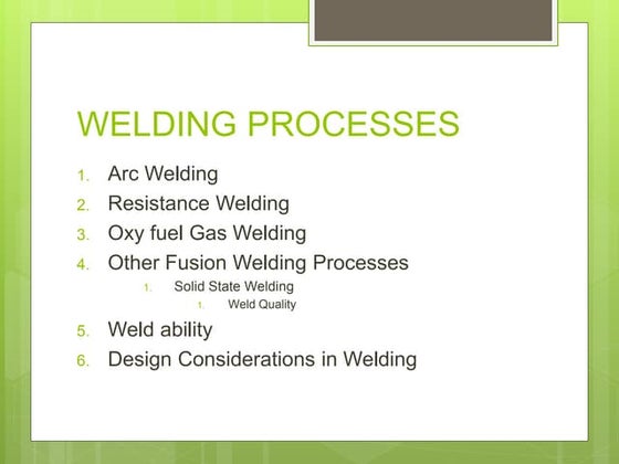 Basic welding | PPT