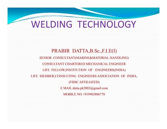 3. ppt smaw welding technique | PPT
