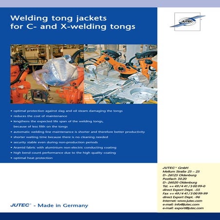 Welding Tong Jacket | PDF