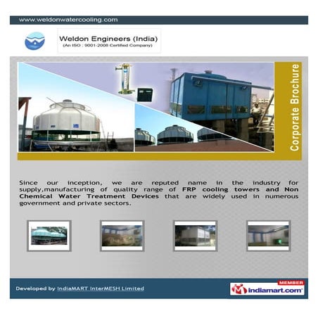 Weldon Engineers, India, Cooling Tower & Scale Off | PDF