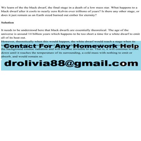 We learn of the the black dwarf, the final stage in a death of a low.pdf