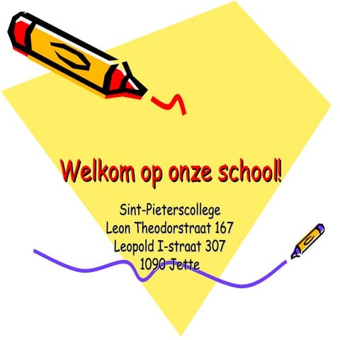 sint-pieterscollege jette 3de kleuterklas | PPT