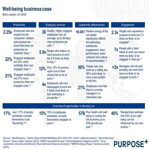 Well being business case | PDF