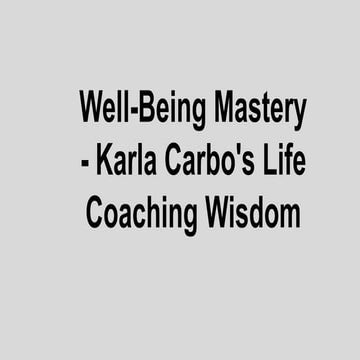 Discover Strength in Reflection With Karla Carbo | PDF