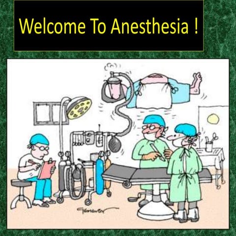 Anesthesia | PPTX