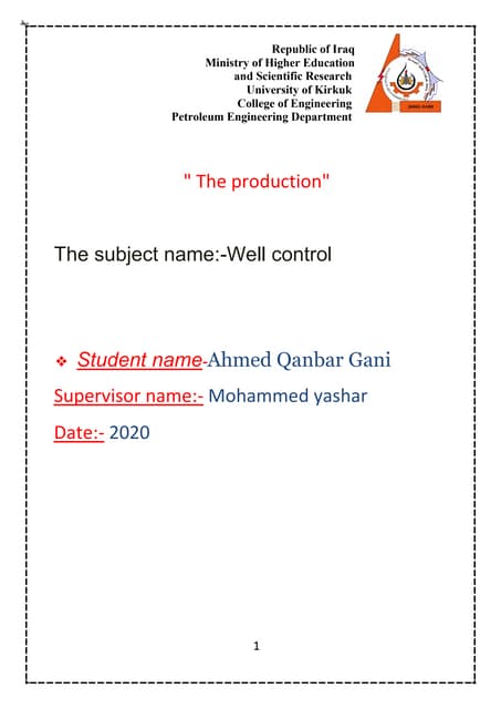 well control (IWCF) | PPTX | Geology | Science