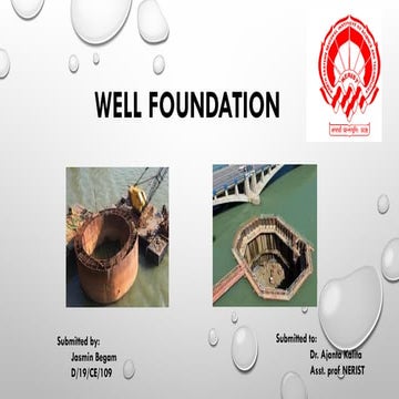 Sinking of well foundation | PPT