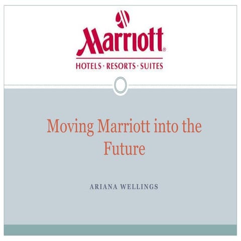 Customer relationship management(crm) Of Marriott hotel | PPTX