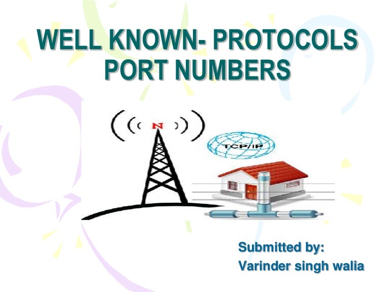 Well known protocols port numbers