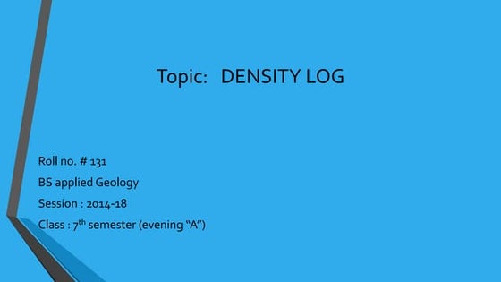 Well Logging: 02 caliper log | PDF