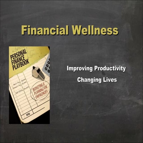 Financial Wellness at Work | PPT