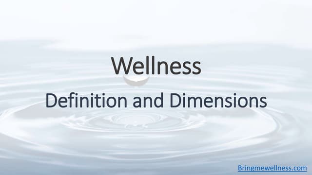 Health & Wellness PowerPoint | PPTX