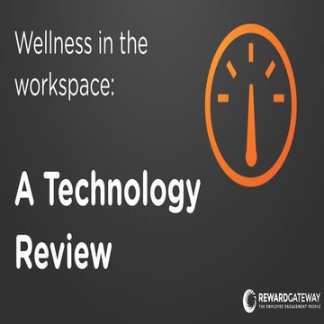 Review: Wellness technology in the workplace | PPT
