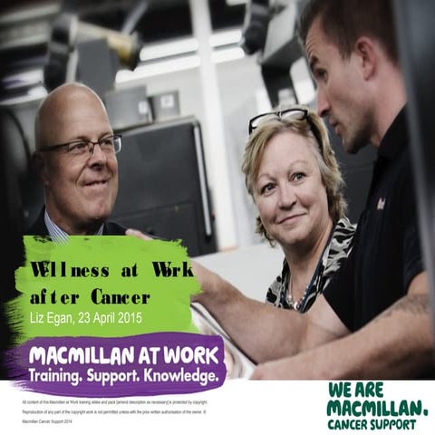 It's time to talk about work and cancer | PPT