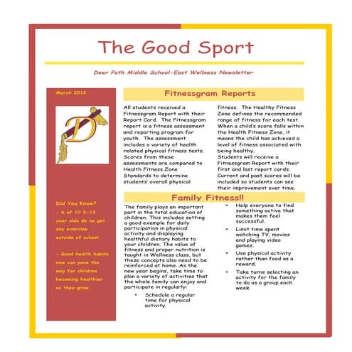 Wellness Newsletter | PDF