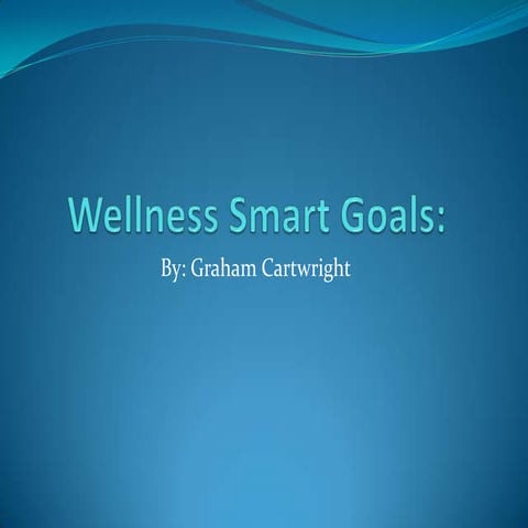Wellness Smart Goals | PPTX