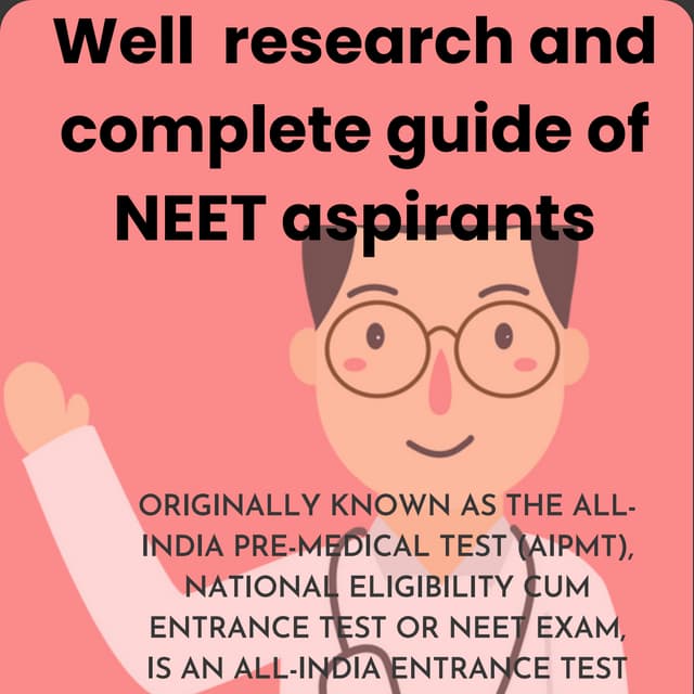 well research complete guide of NEET aspirants | PDF