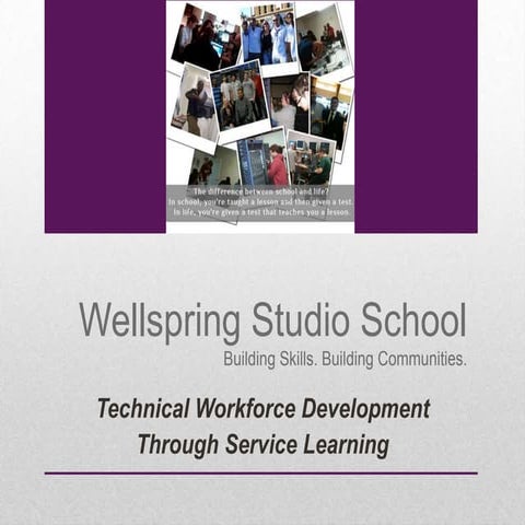 Well spring studio_school | PPTX | Business | Business and Finance