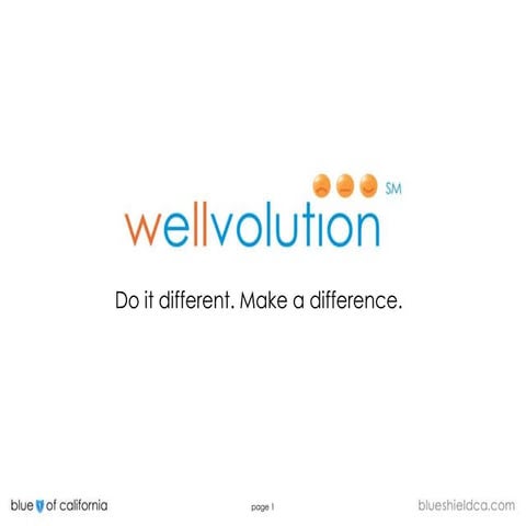 Wellvolution Slidecast 0413 | PPTX
